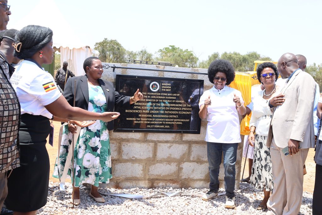 PM Nabbanja , Musenero Launch Construction of Pathogen Economy ...